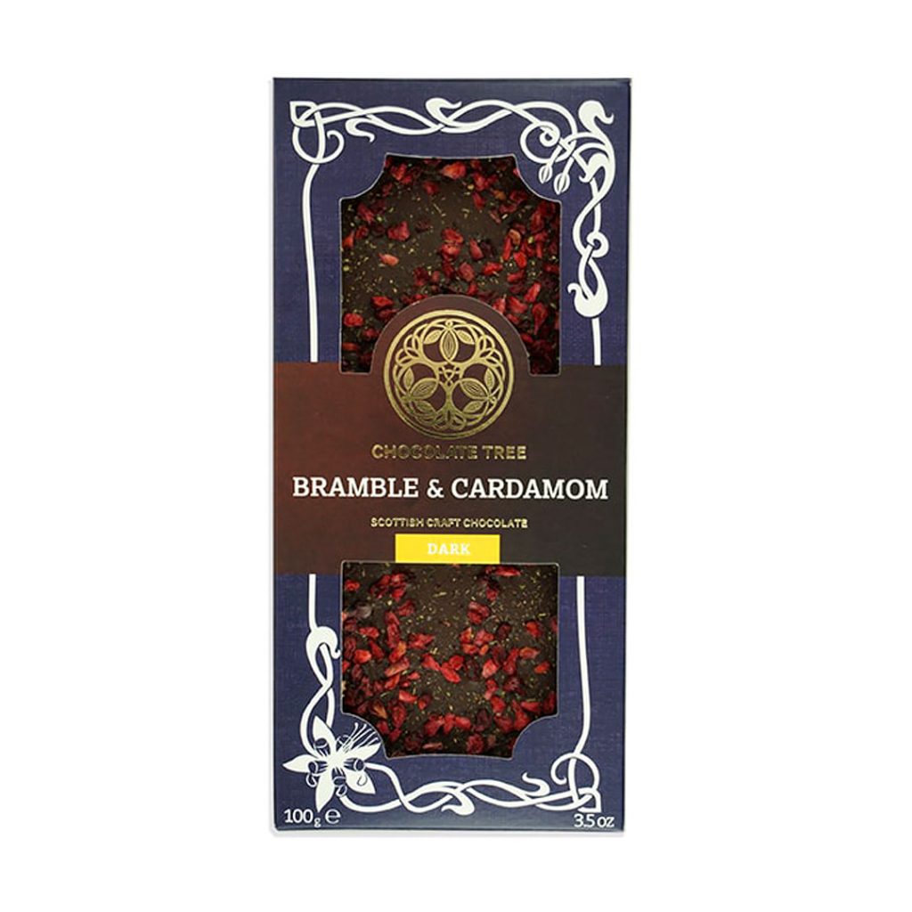 Bramble & Cardamom Dark Chocolate Bar » County Argyle