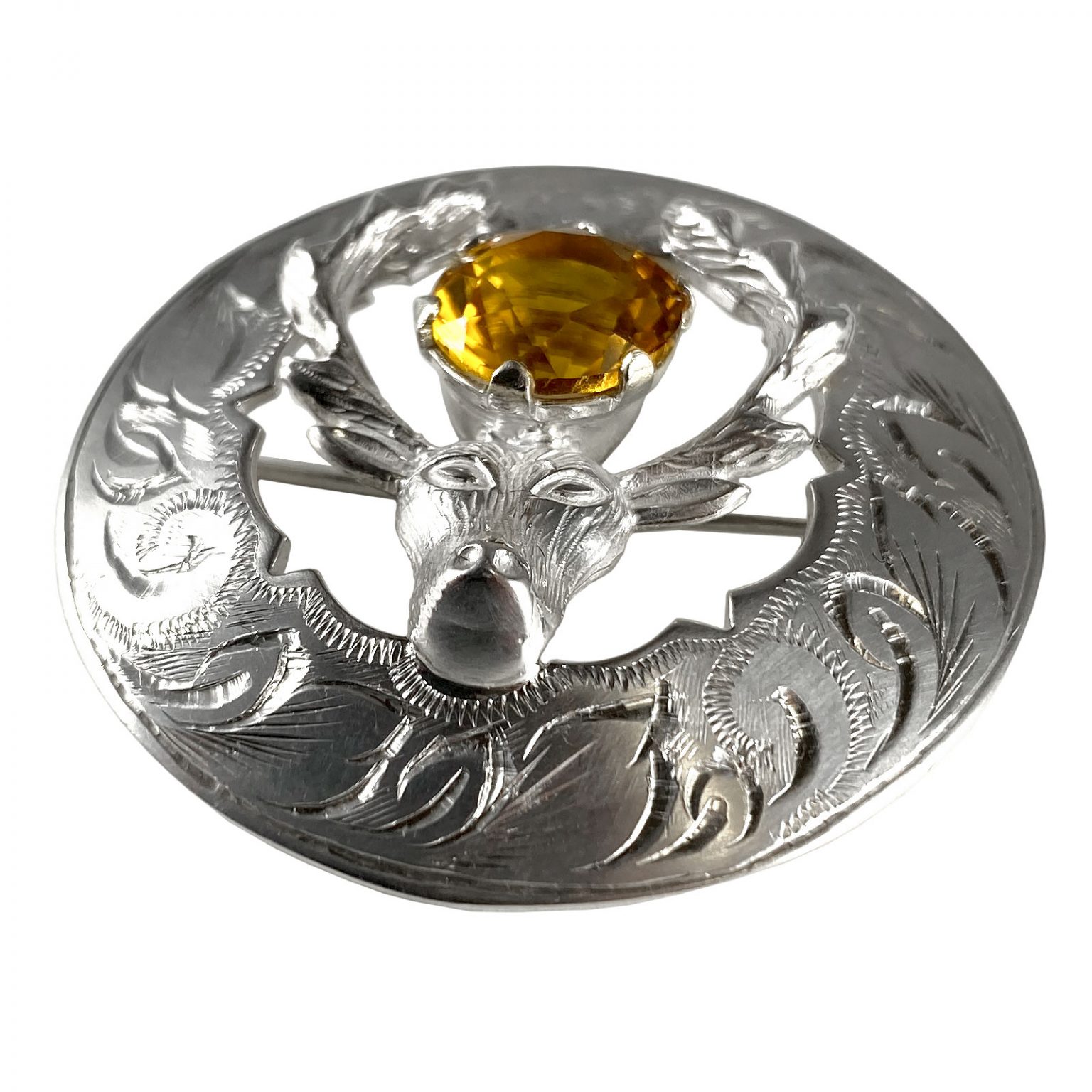 Scottish Stag Sterling Silver Kilt Pin » County Argyle