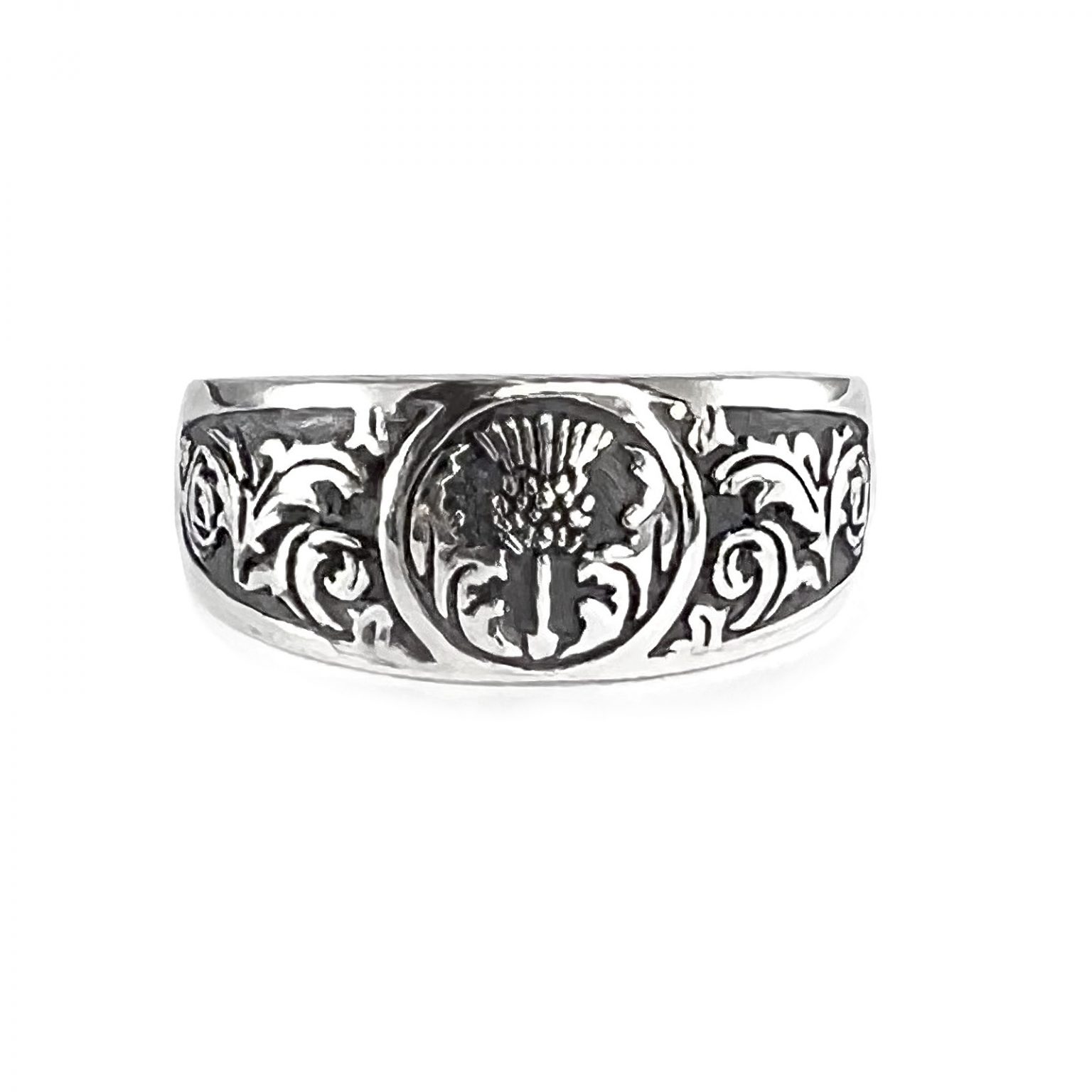 Scottish Thistle Sterling Silver Ring » County Argyle
