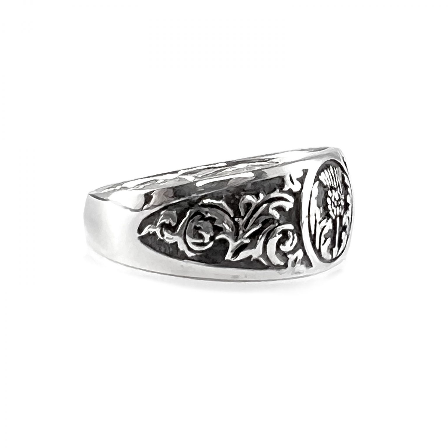 Scottish Thistle Sterling Silver Ring » County Argyle