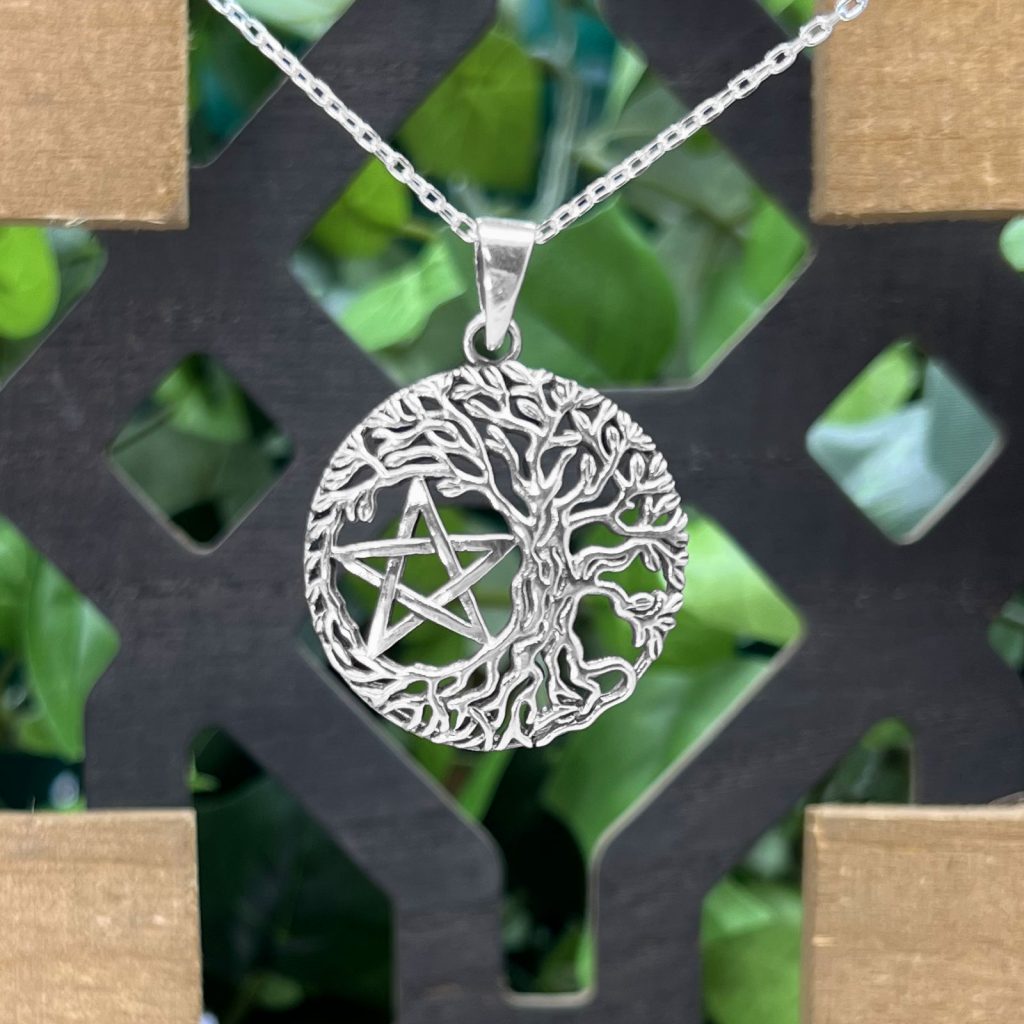 Wiccan Tree of Life Sterling Silver Pendant » County Argyle